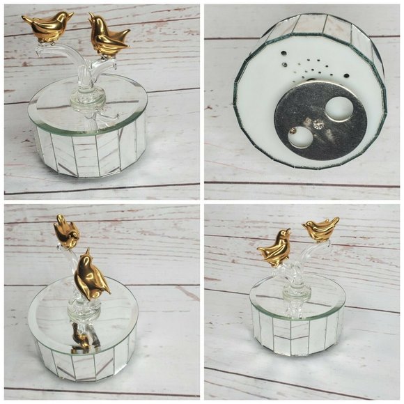 Unlisted | Accents | Rare Elegant Mirror 2 Dove Music Box | Poshmark